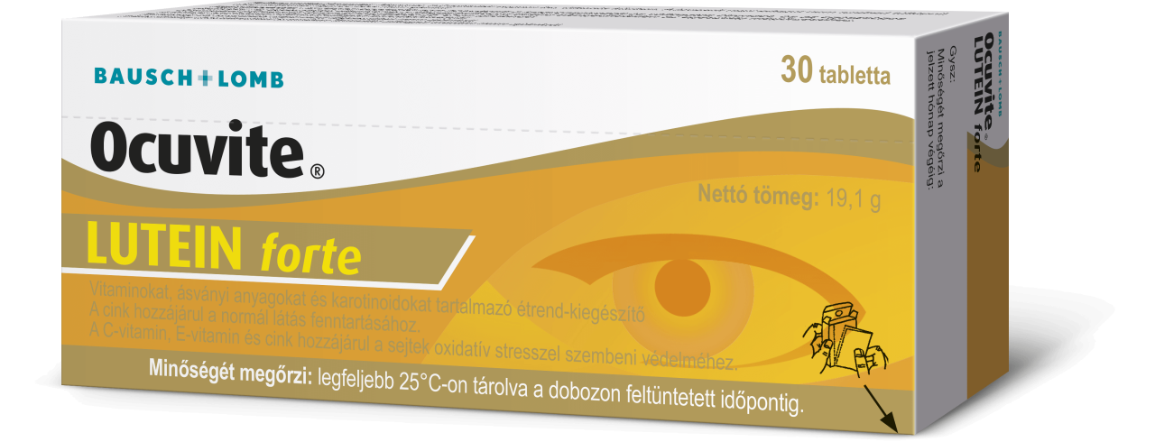 Ocuvite Lutein Forte étrendkiegészítő | Ocuvite® termékcsalád